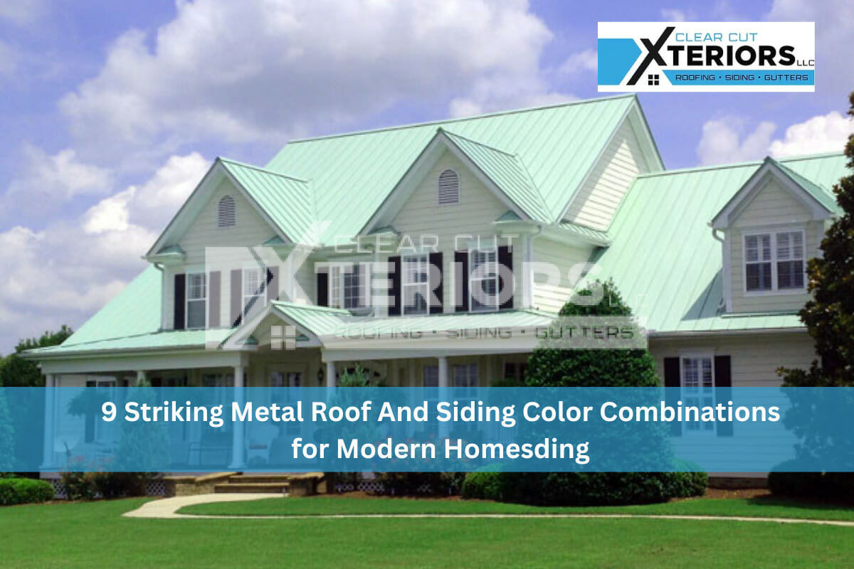Metal Roof And Siding Color Combinations 9 Striking Metal Roof And