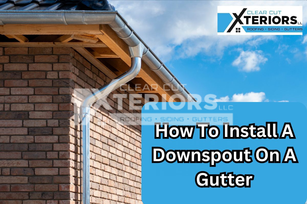 How To Install A Downspout On A Gutter