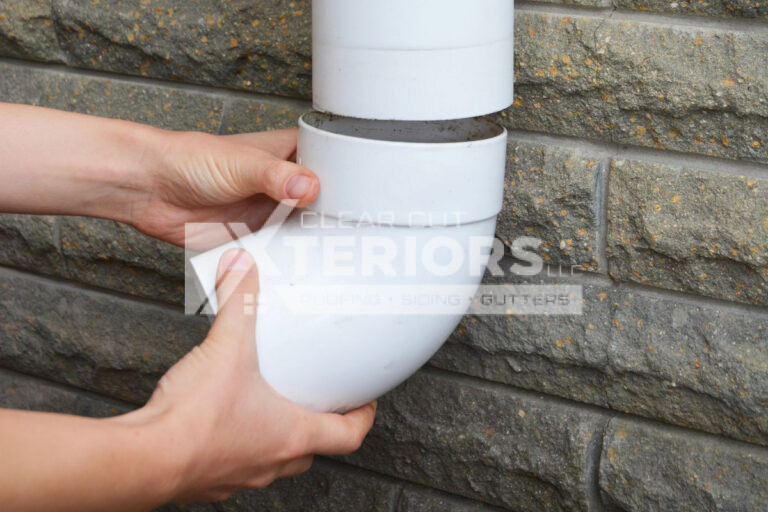 How To Install A Downspout On A Gutter